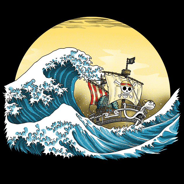 The Going Merry by Hokusai shirt from TeeTee - Daily Shirts