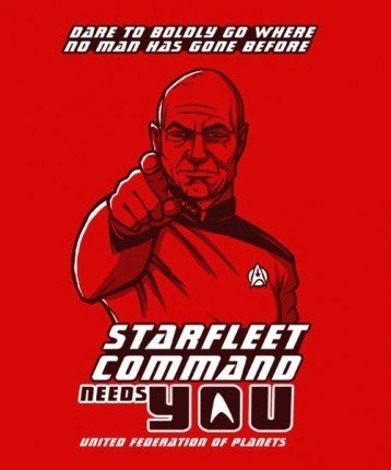 Starfleet Command shirt from EnTeeTee - Daily Shirts